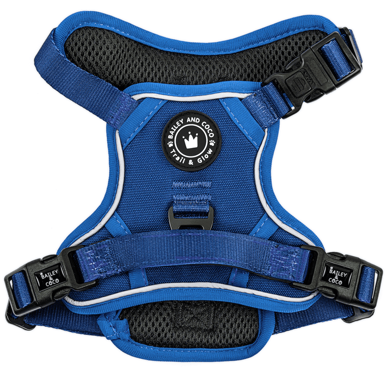 Ink Blue Dog Harness | Bailey and Coco